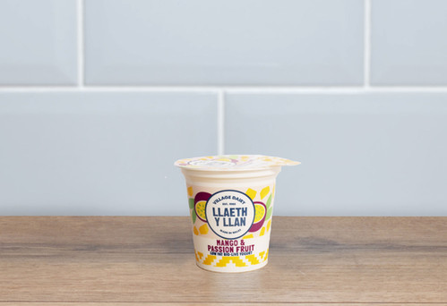 VILLAGE DAIRY LLAETH Y LLAN MANGO AND PASSIONFRUIT YOGURT 125g ...