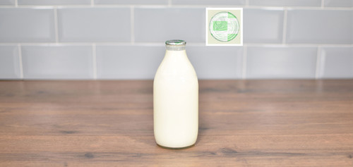 COTTESWOLD DAIRY ORGANIC WHOLE MILK 1 PINT (568ml) GLASS | Cotteswold Dairy