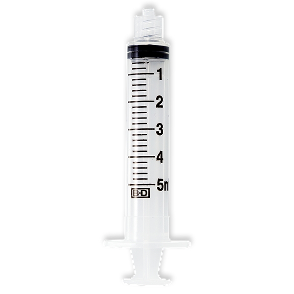 Polypropylene syringes