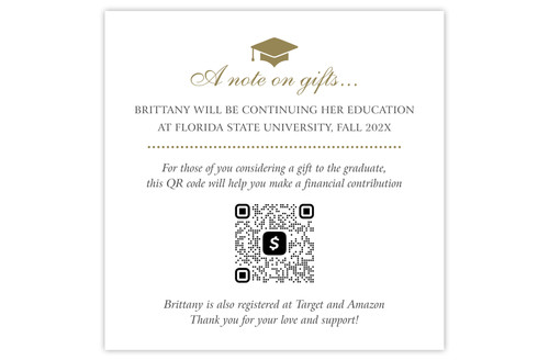 Graduation Registry Cards | Paper Ink Love