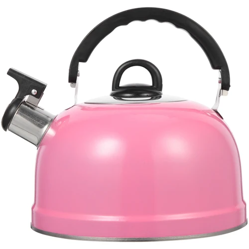 Pink Stainless Steel Gas Top Kettle, Whistling, 1.5 Litre | Caravan ...