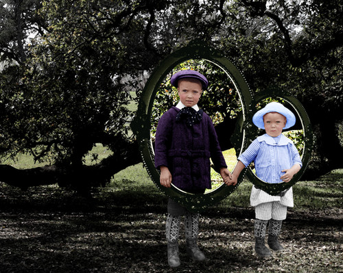 Victorian Brothers in a Gothic Frame - Black and White to Fairy Tale ...
