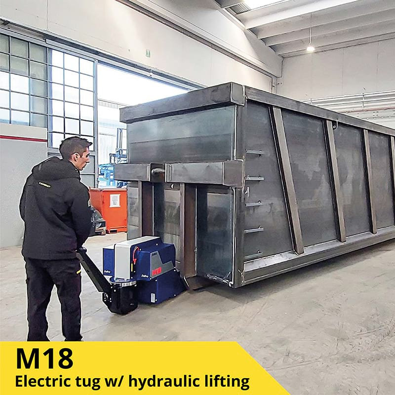 Zallys M18 electric tug for containers moving