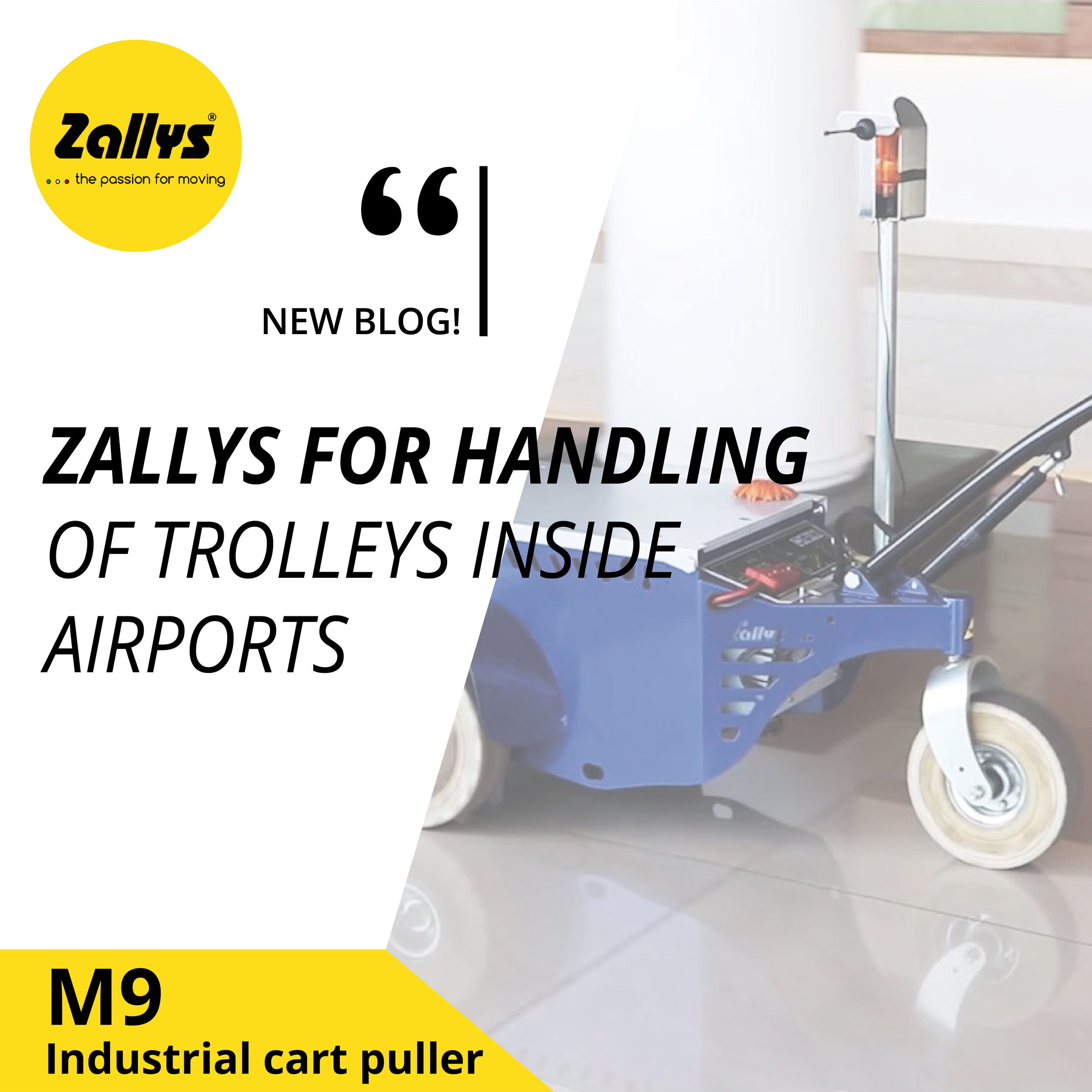 Zallys for handling of trolleys inside airports | Blog Zallys