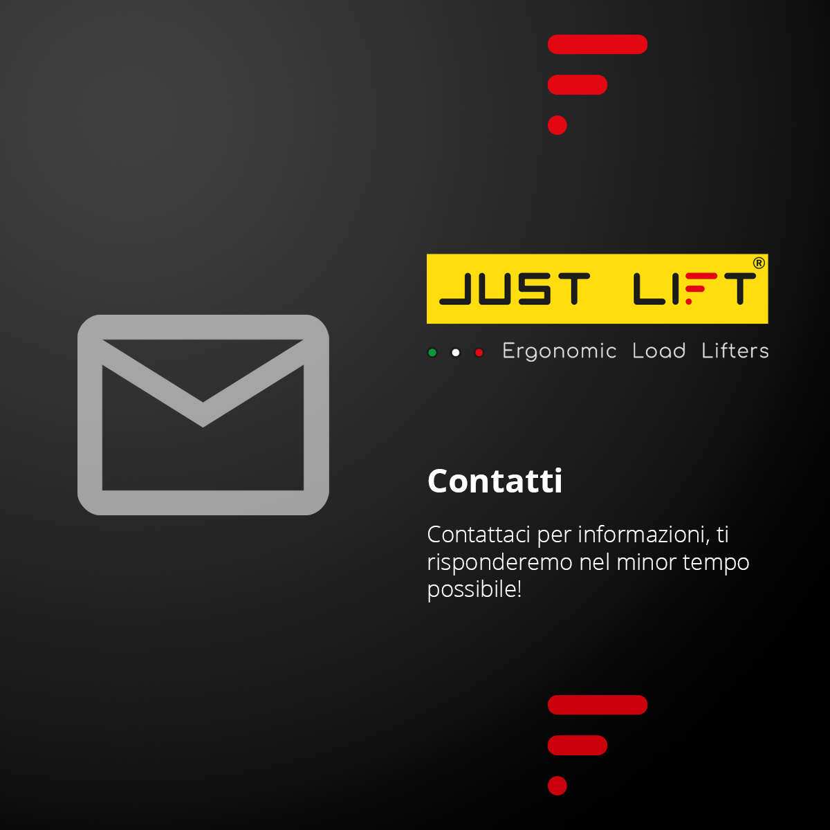 Contatti | Just Lift - mini gru elettriche ed idrauliche - Italia