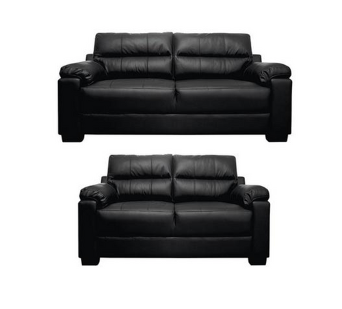 Saskia Leather/Faux 3 & 2 Combination | Couches & Cushions