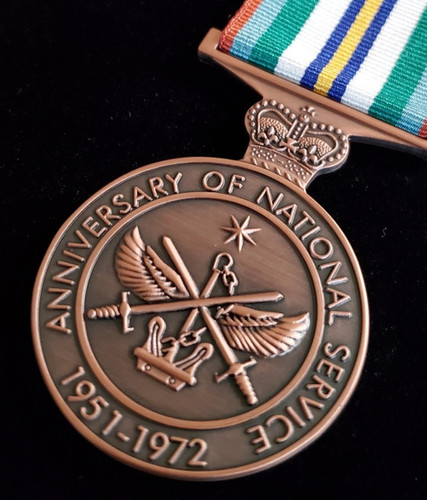 Anniversary of National Service 1951-1972 | Prestige Medals