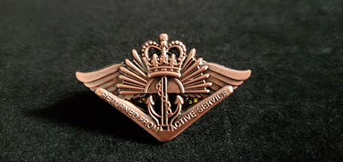 Returned from Active Service Badge | Prestige Medals