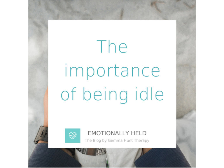 The importance of being idle