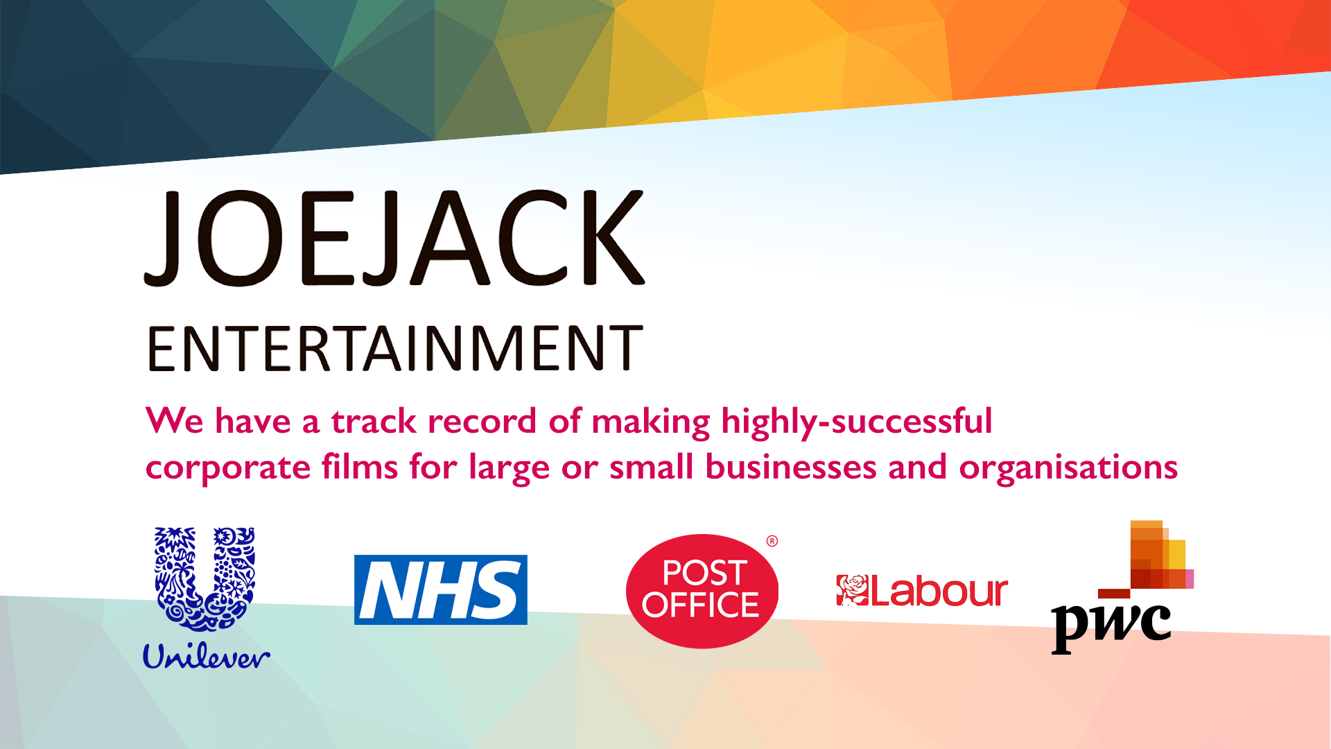 Joejack Entertainment | Corporate Film