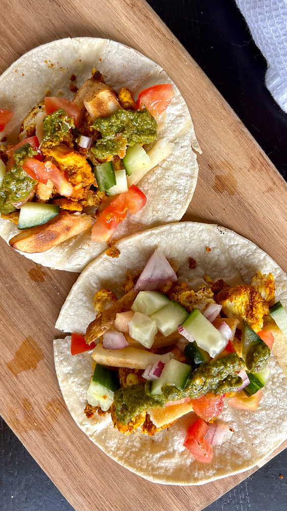 Chicken Shawarma Tacos