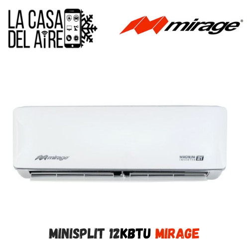 AIRE ACONDICIONADO DE 12K BTU MARCA MIRAGE | La casa del aire sof