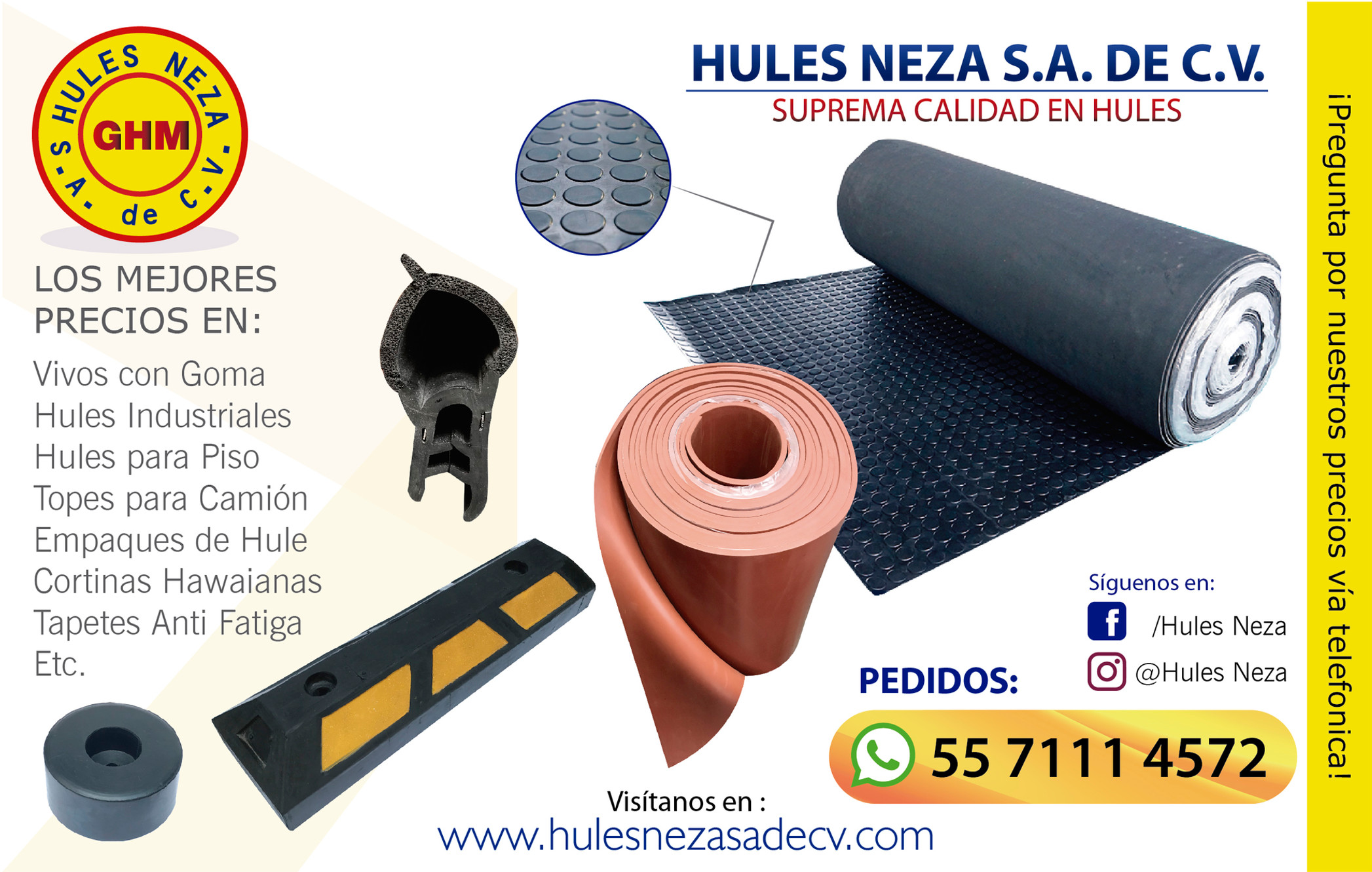 Hules Industriales y Automotrices| Hules Neza S.A. de C.V. | Ciudad de ...