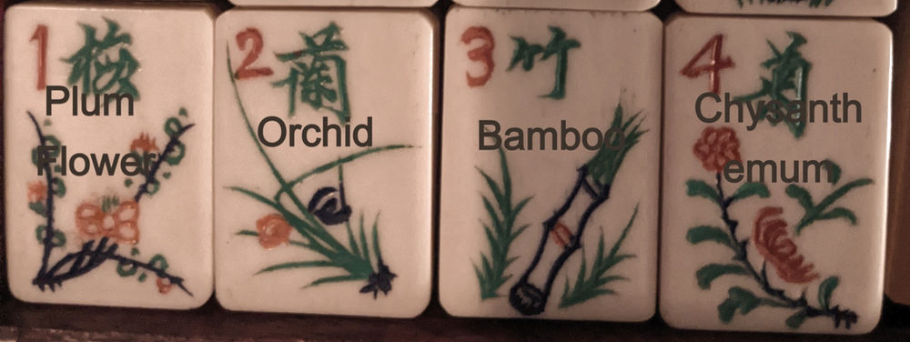 Mahjong: the Winds, the Seasons, the Flowers