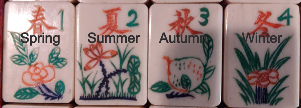 Mahjong: the Winds, the Seasons, the Flowers