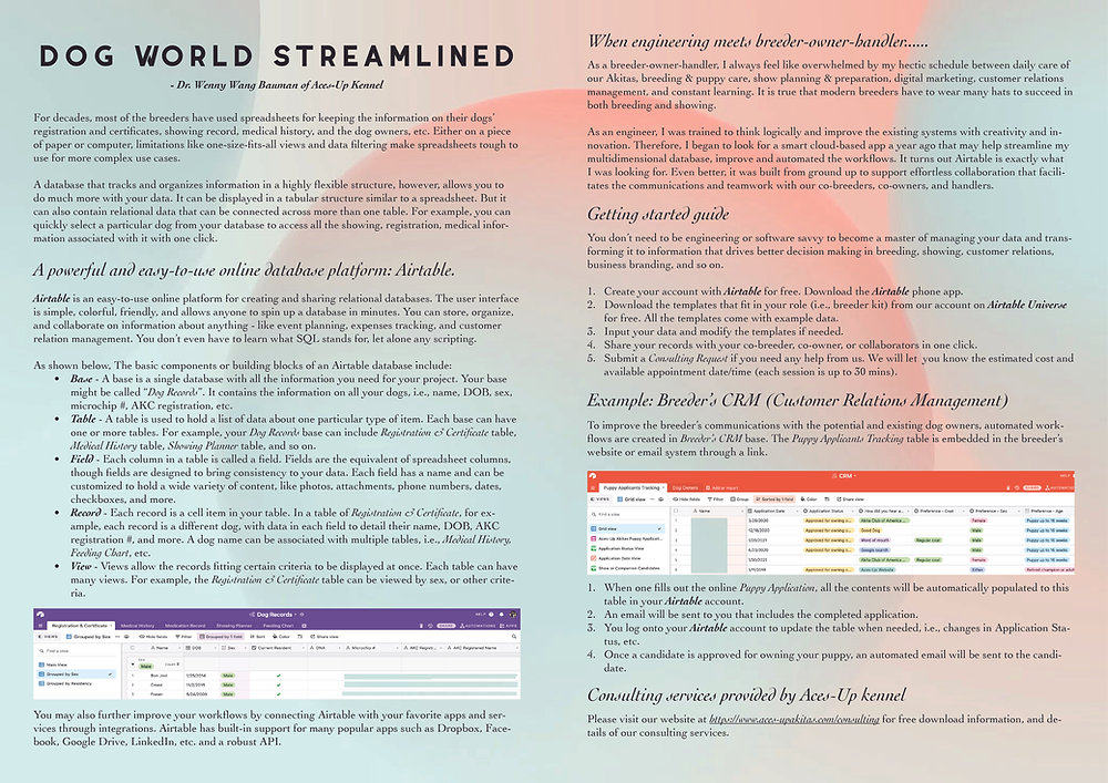 Dog World Streamlined