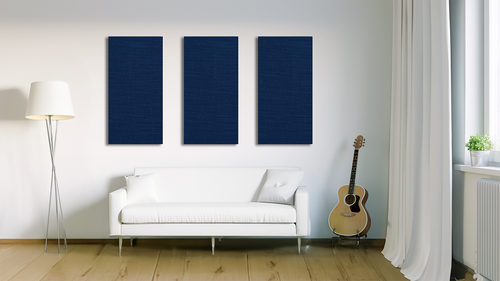 Wall Acoustic Panel - Rectangle - Model Navy W - 3.5" Standard Acoustic ...