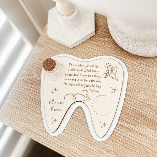 Tooth Fairy Plaque | Steff Creates