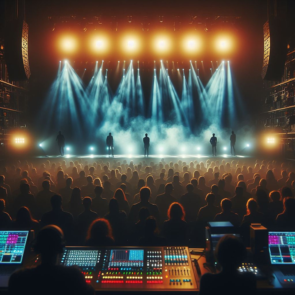L'Éclat Incontournable des Lumières de Scène dans un Spectacle ou un ...