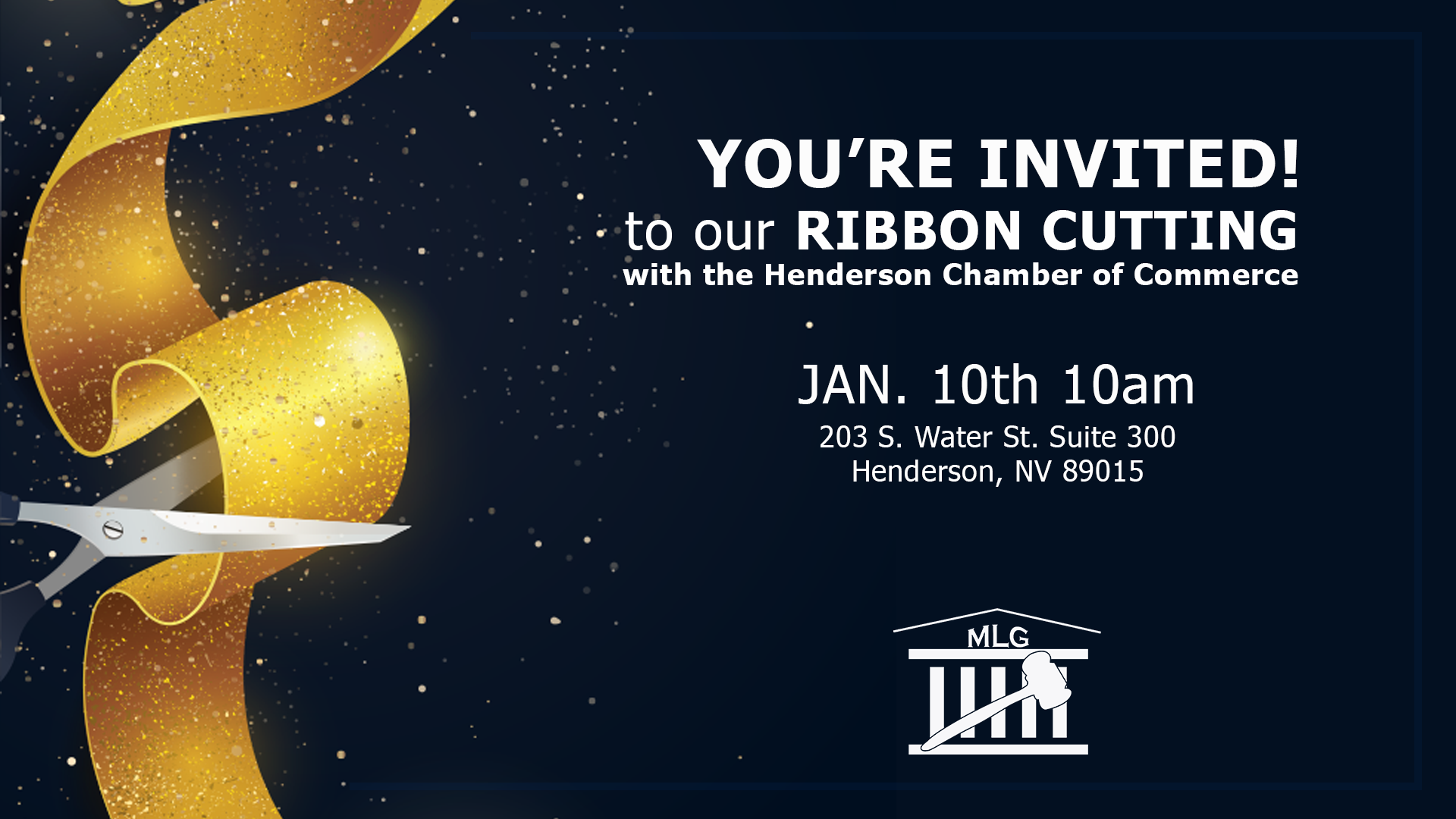 You Are Cordially Invited To Ribbon Cutting Ceremony