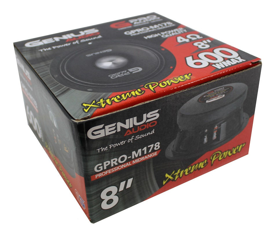 Medios Rangos para Open Show Genius Audio en 8, 10 y 12 pulgadas.