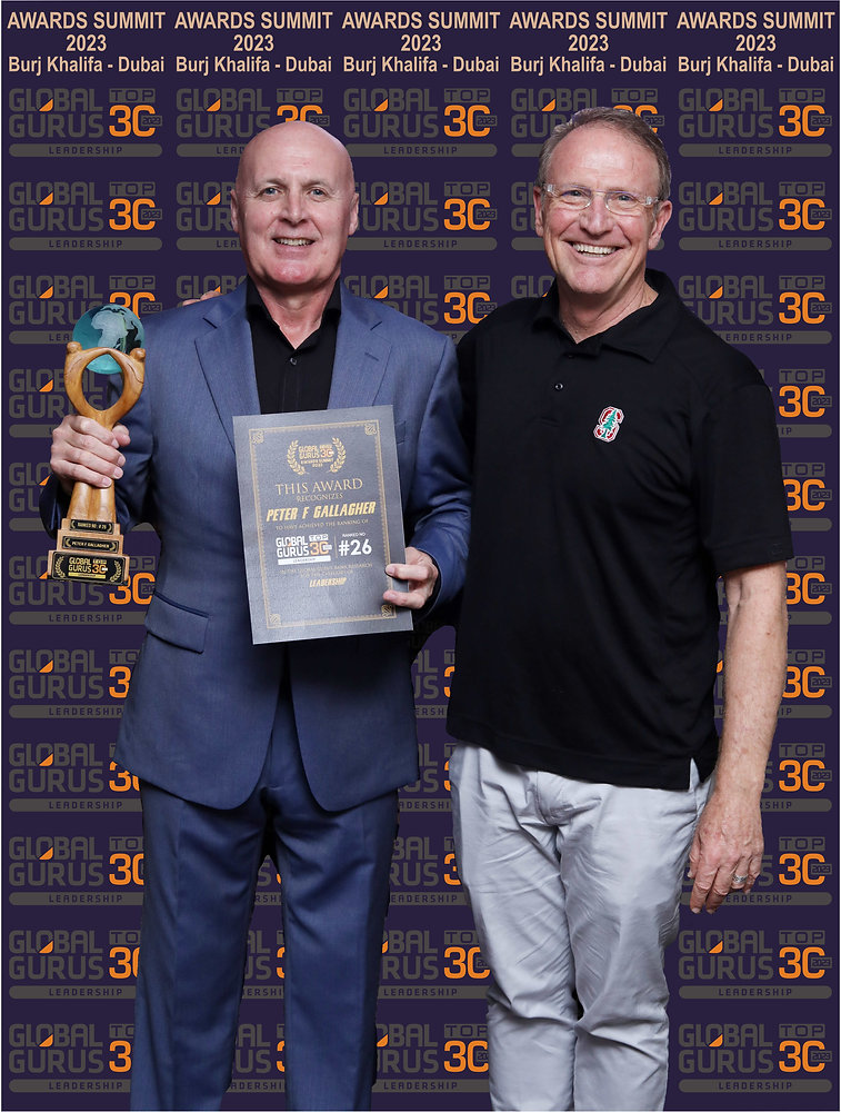 Global Gurus Awards 2023 - Burj Khalifa, Dubai - Peter F Gallagher ...