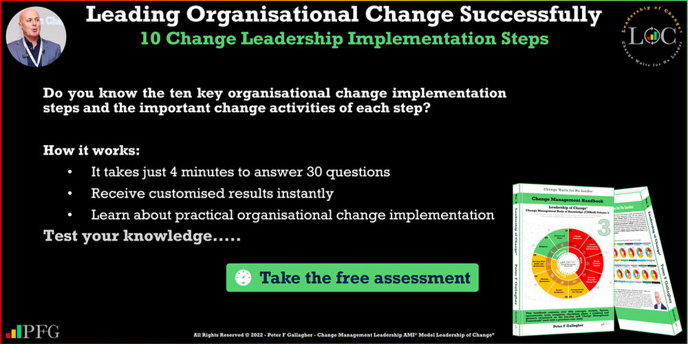 Leading Organisational Change Successfully - 10 Change Leadership ...