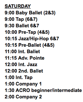 Class Schedule | Total Eclipse Dance Studio | Needham, MA