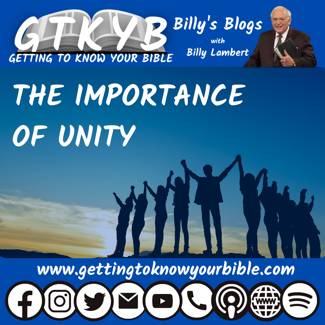 THE IMPORTANCE OF UNITY