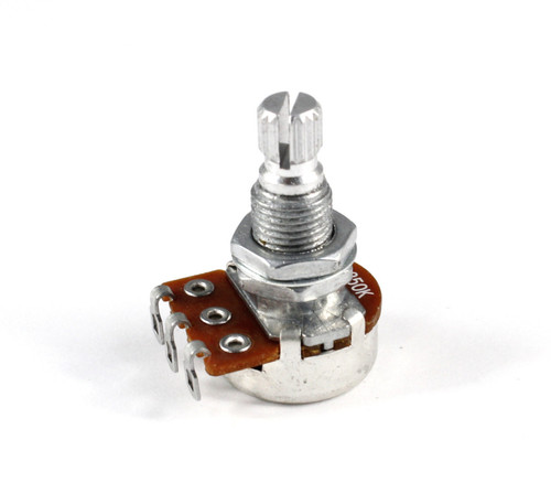 Alpha A250K Mini Pot 3/8" x 5/16" Split Shaft 18 Spline - Metric | Tone ...
