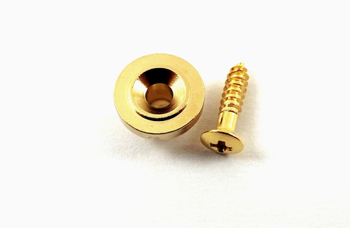 50's Style Round String Retainer for Tele/Strat - Gold | Tone Emporium