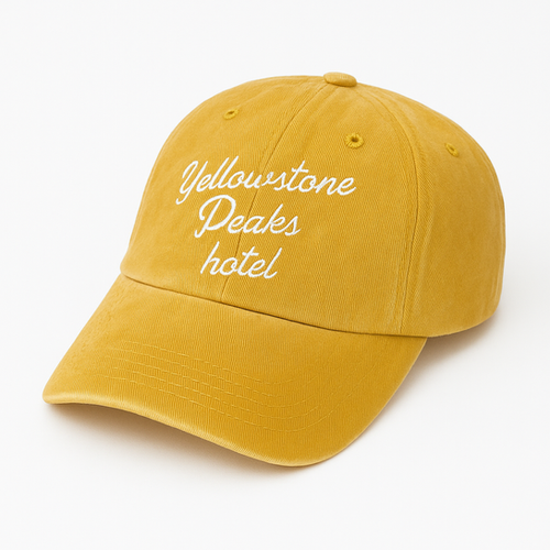 Yellowstone Peaks Hotel hat - Mustard | Yellowstone Peaks