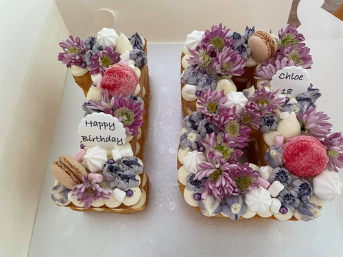 BUTTERCREAM NUMERAL CAKES | vinescakes1