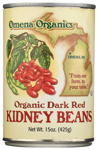 Organic Dark Red Kidney Beans | Omena Organics