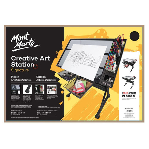 Mont Marte glass technical drawing table - MM Creative Art Station MEA0040 | Họa phẩm 62