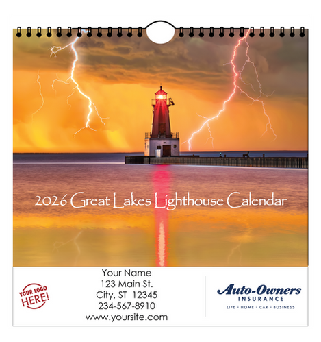2026 Nook Calendar - Great Lakes Lighthouse | AO Caladco