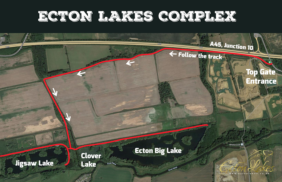 Maps | Ecton Lakes Fishery