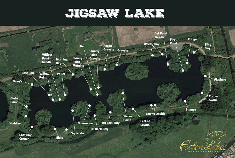Maps | Ecton Lakes Fishery