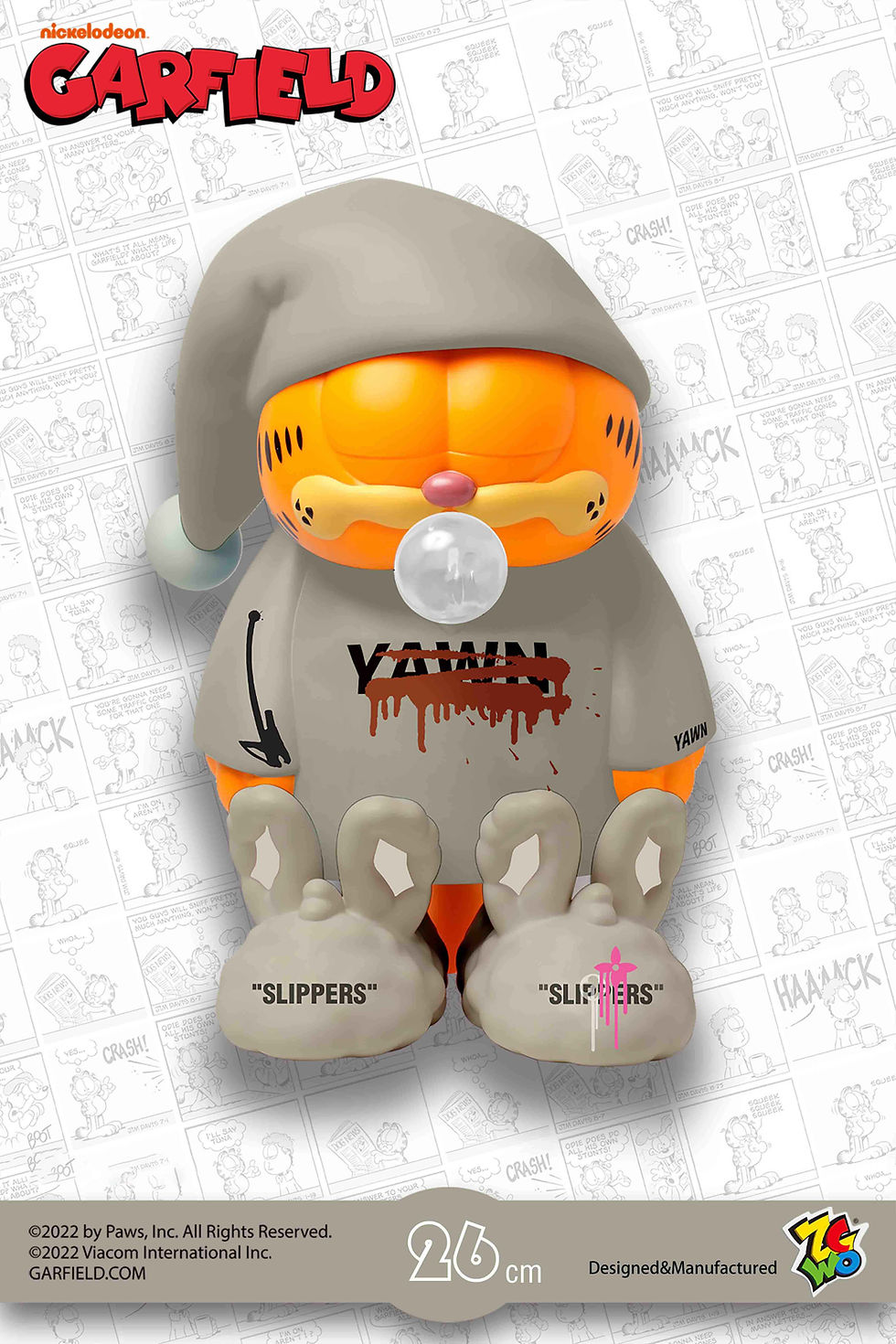 Garfield "I am not Sleeping" 26cm Yawn | store