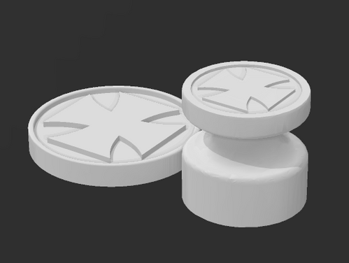 Iron Cross Morale Tracker Insert | Sabotag3d