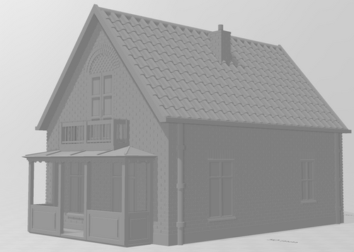 Oosterbeek House D (STL file) | Sabotag3d