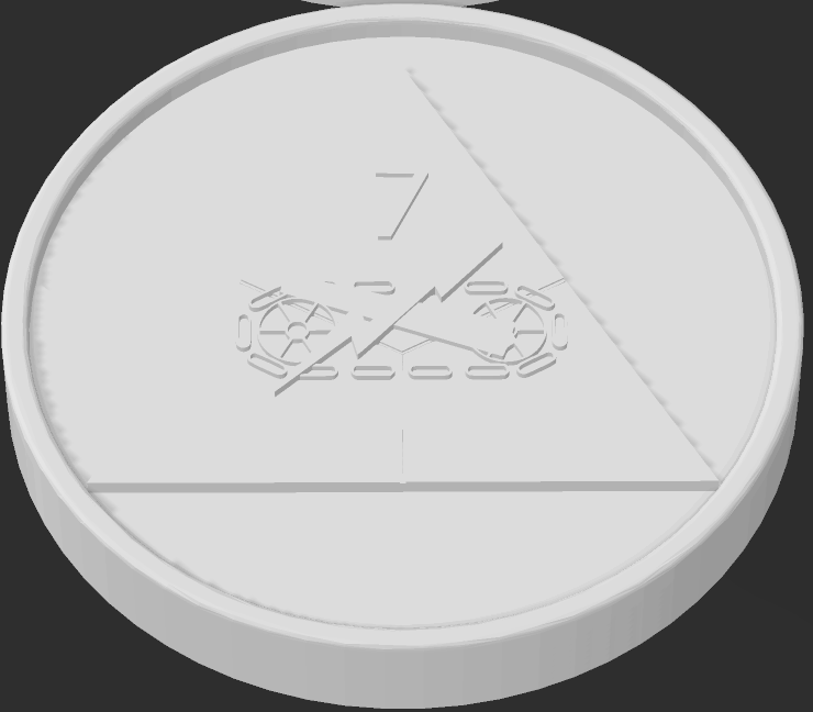 US 7th Armoured Morale Tracker Insert | Sabotag3d