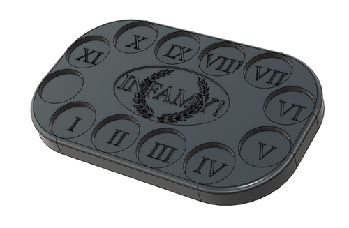 Infamy, Infamy! Force Morale Tracker | Sabotag3d