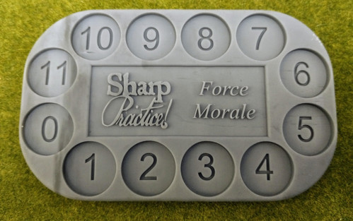 Sharp Practice Force Morale Tracker | Sabotag3d