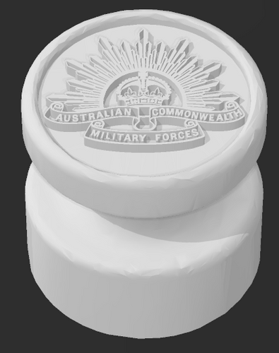 Australian Commonwealth Military Forces Morale Tracker Peg | Sabotag3d