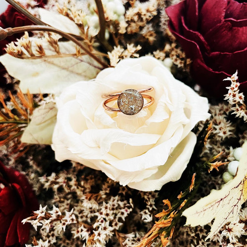 14K Gold Simply Round Double Band | TreeofHopeCreations