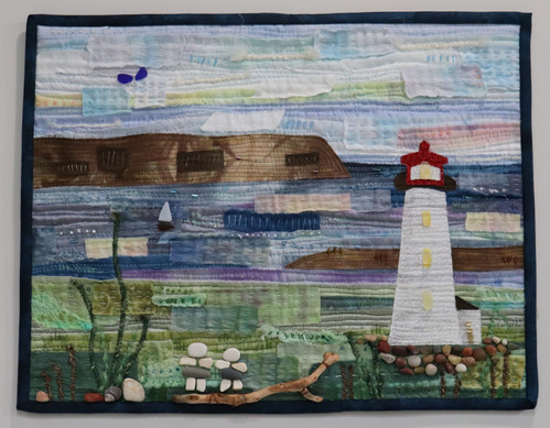 Quilted Seascape with Sea Glass: Pattern and Instructions ...