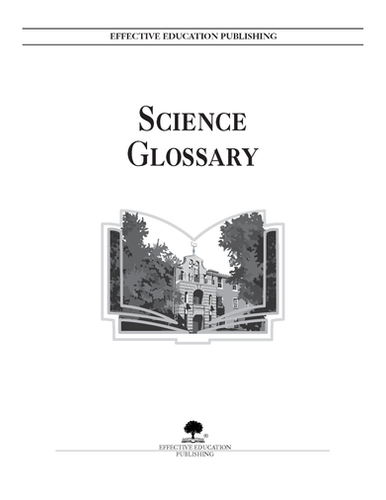 Science Glossary & Vocabulary List | APS Spanish Lake