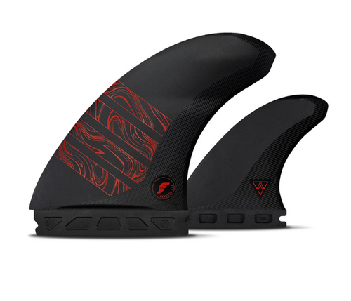 Quilha Twin Alpha Reverse 3/2 Twin+1 Futures Bi original | Lora Surf