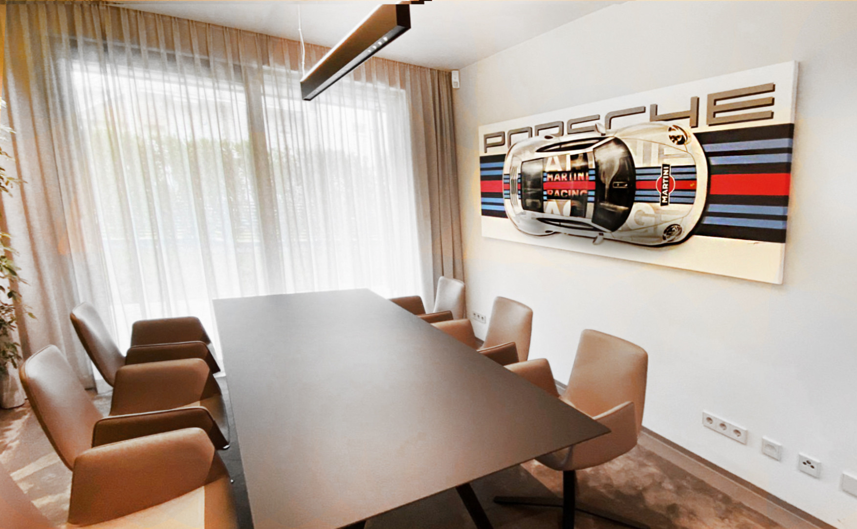 Edle Porschebilder passend zum Raum | Wandgemälde I Anne Weigert ART